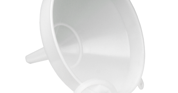 30 Cm - 12 Inch Heavy Duty Plastic Funnel With Strainer - Balliihoo