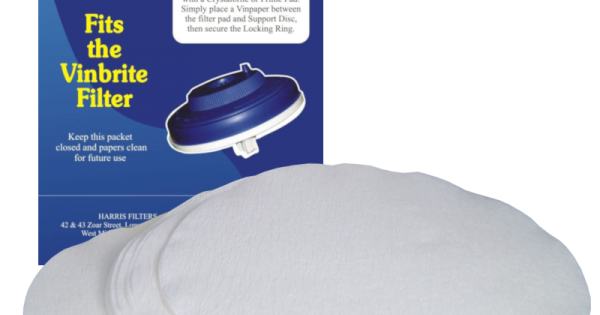 Vinbrite Filter Papers Pack Of 50 - (15cm) - Balliihoo