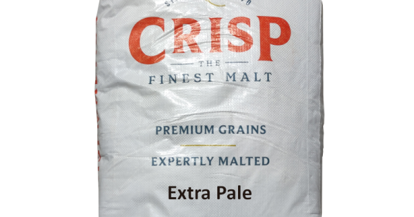 Crisp Crushed Extra Pale Malt - 25kg Bulk Sack - Balliihoo