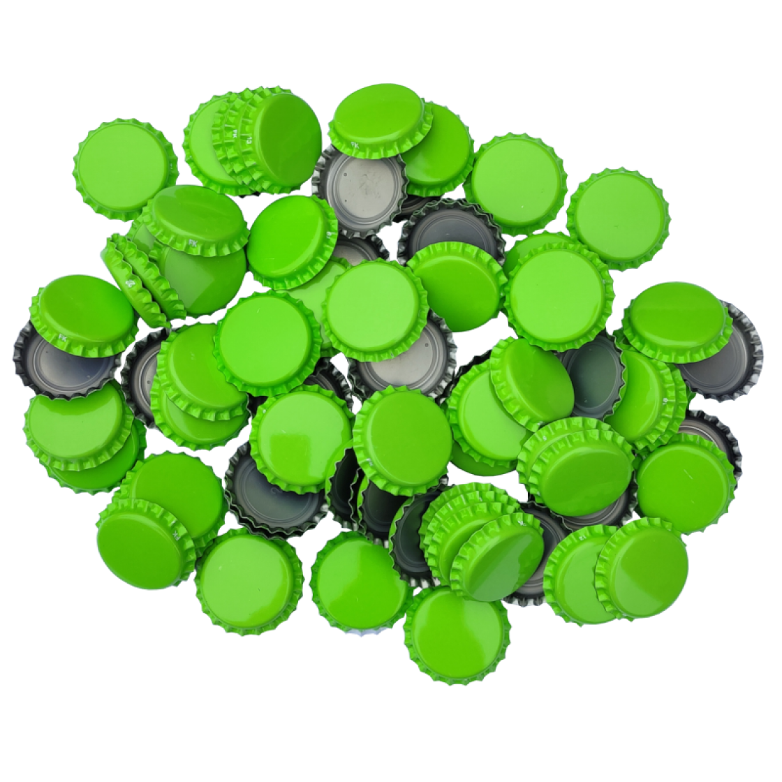 Pack Of 1000 - 26mm Crown Bottle Caps - Light Green - Balliihoo