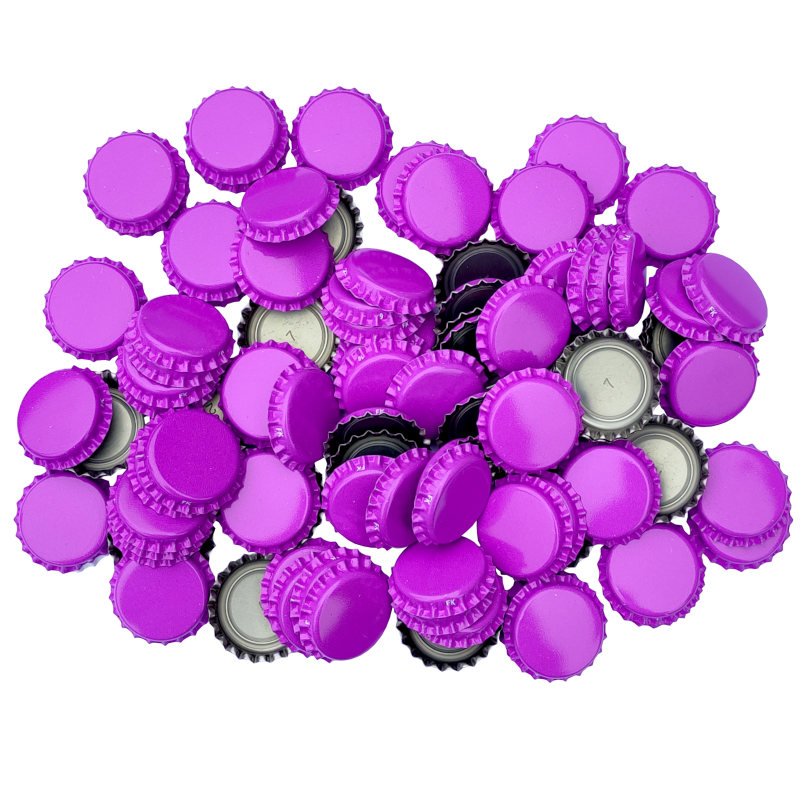 250 Crown Bottle Caps - Purple - Balliihoo
