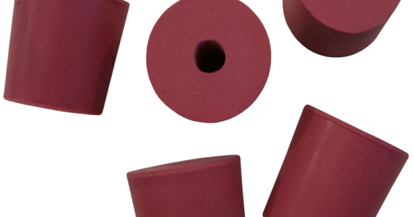 Bored Rubber Bungs - Pack Of 5 - To Fit 1 Gallon Demijohns - Balliihoo