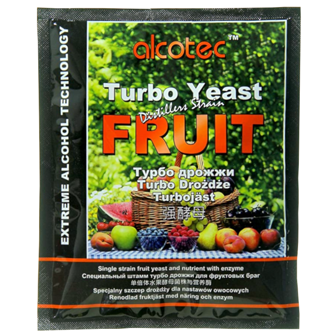 Alcotec Fruit Turbo Yeast - 60g Sachet - Balliihoo