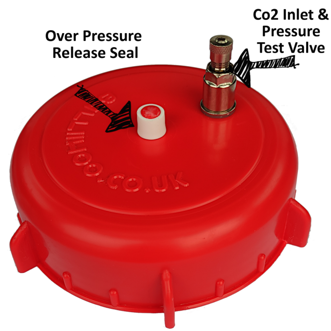 Balliihoo 4 Inch Co2 Control Cap - Barrel Cap With Vent, Pressure Top ...