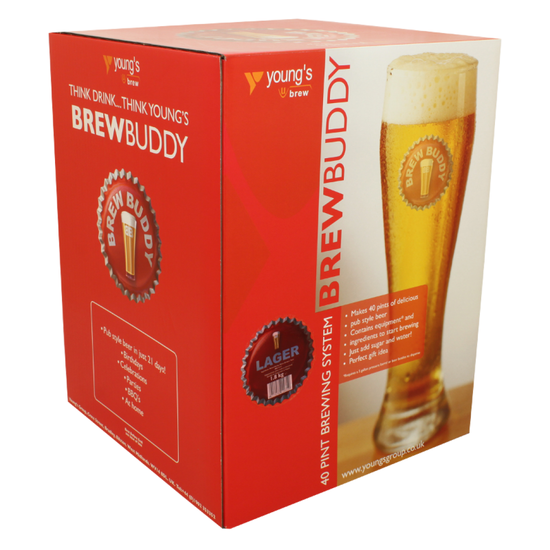 Brewbuddy Starter Kit Lager - Balliihoo