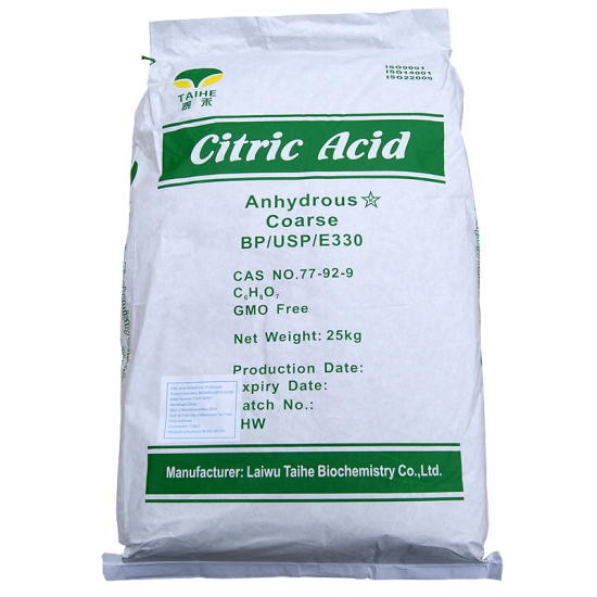 Citric Acid 25kg Bulk Sack - Balliihoo