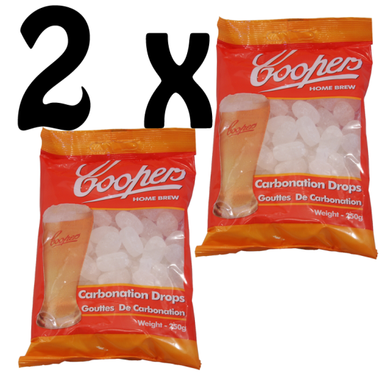 Coopers Carbonation Drops - Twin Pack - Balliihoo