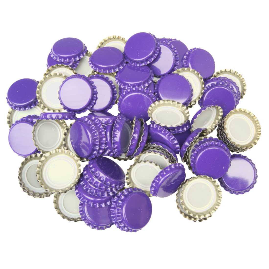 250 Crown Bottle Caps - Purple - Balliihoo