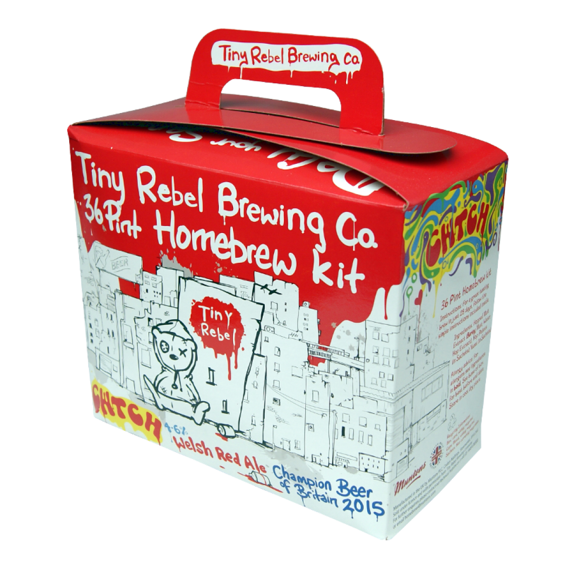 Special Offer - Tiny Rebel Cwtch Red Ale 36 Pint Beer Kit - Damaged Box ...