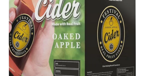 Festival Premium Cider 3.6kg - Oaked Apple - Balliihoo