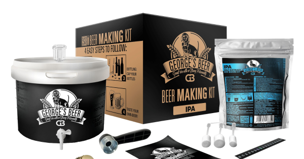 Georges Beer - 5 Litre / 8 Pint Ipa Beer Starter Set With Ingredients ...