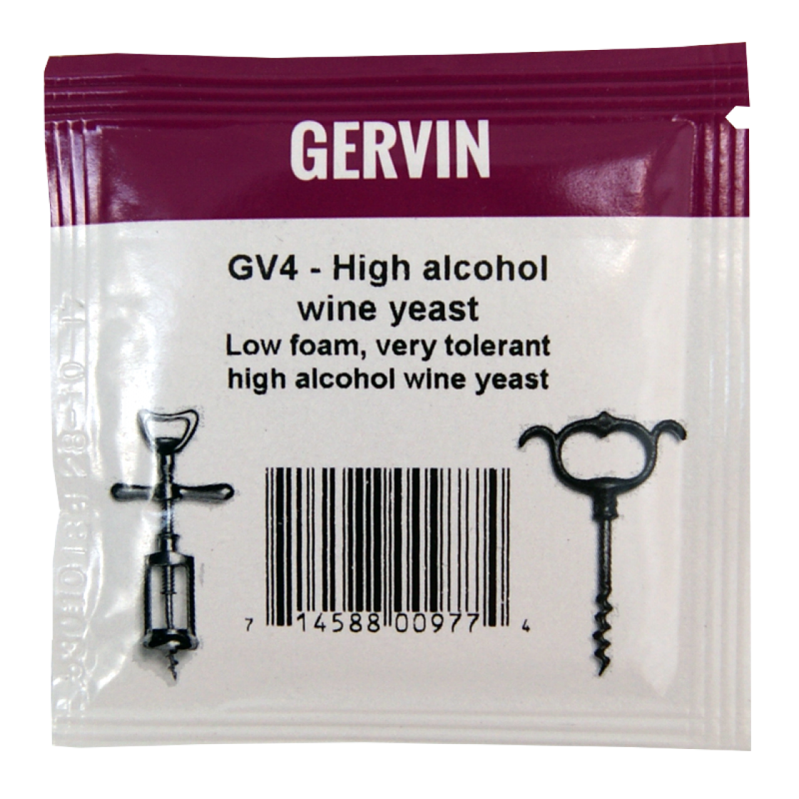 Gervin Yeast - Gv4 High Alcohol Wine Yeast - Balliihoo