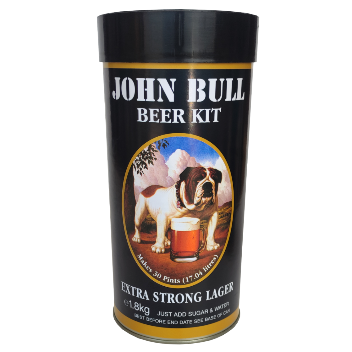 John Bull 1.8kg - Extra Strong Lager - 30 Pint Kit - Balliihoo