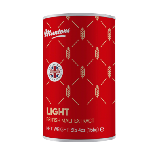 Muntons Liquid Malt Extract - Lme -1.5kg - Light - Balliihoo