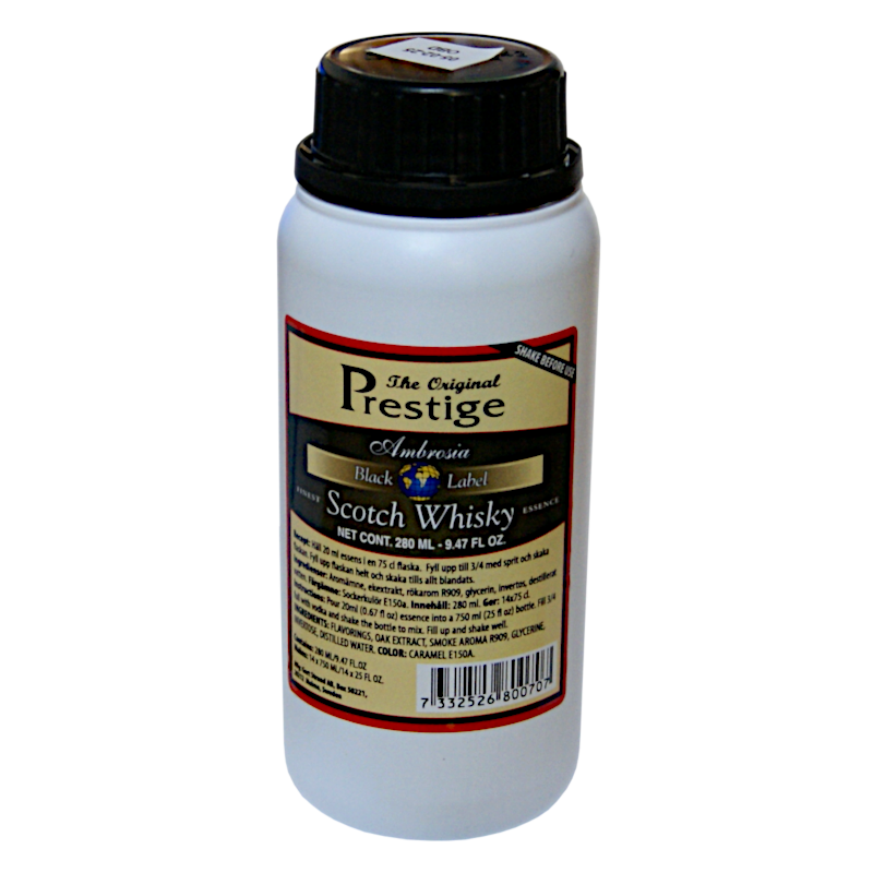 Original Prestige Bulk 280ml - Ambrosia Whisky Essence - Black Label ...