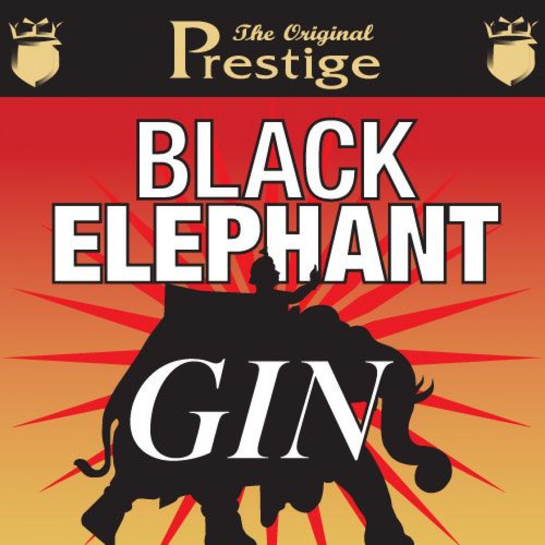 Original Prestige 20ml Black Label (black Elephant) Gin Essence - Balliihoo
