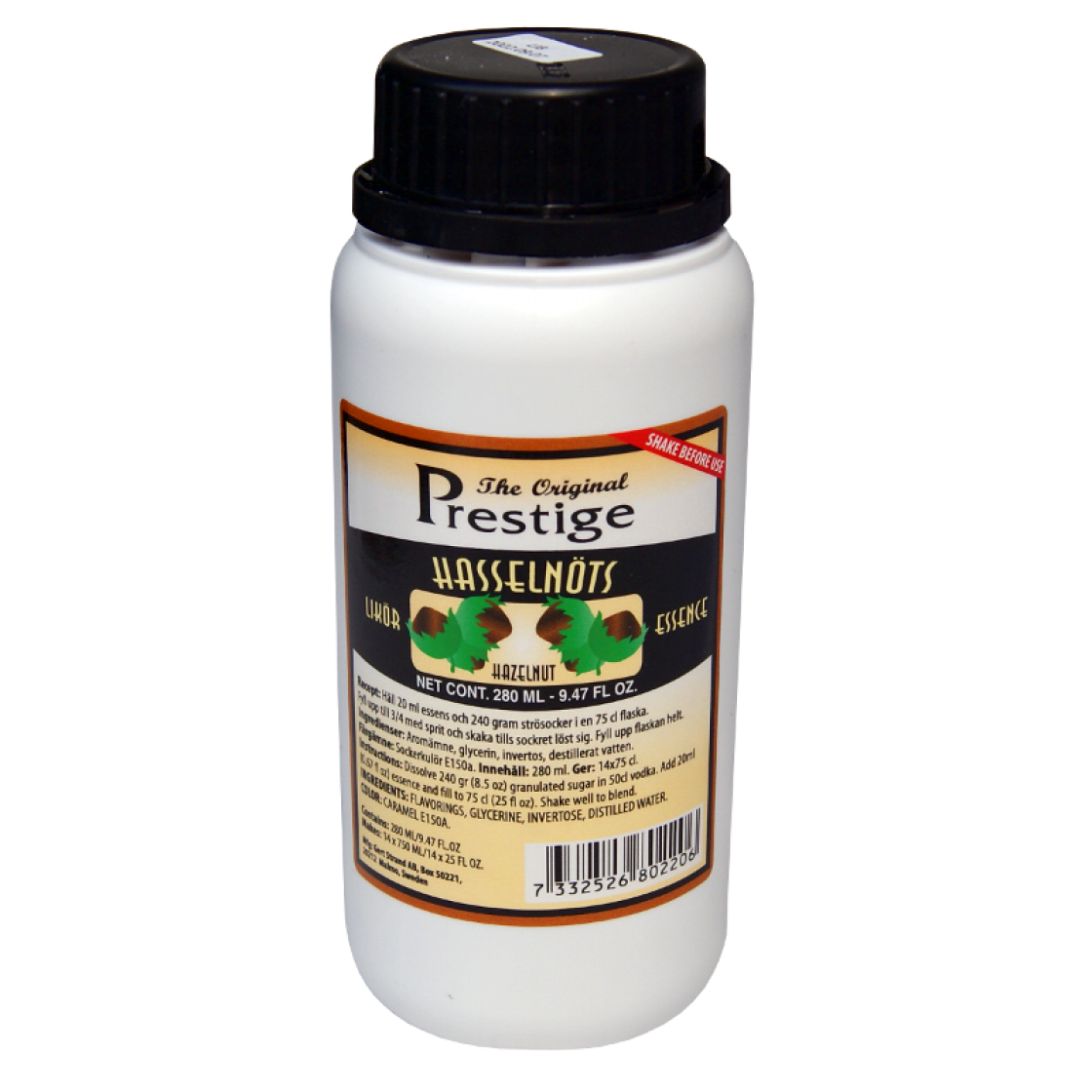 Original Prestige Bulk 280ml - Hazelnut Essence - Balliihoo