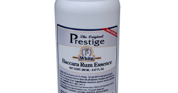 Original Prestige Bulk 280ml Baccara White Rum Essence - Balliihoo