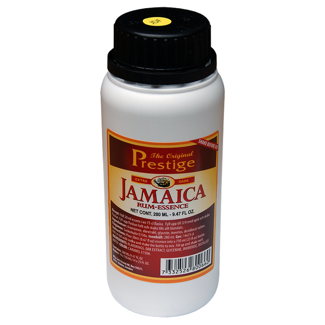 Original Prestige Bulk 280ml - Extra Dark Jamaica Rum Essence - Balliihoo