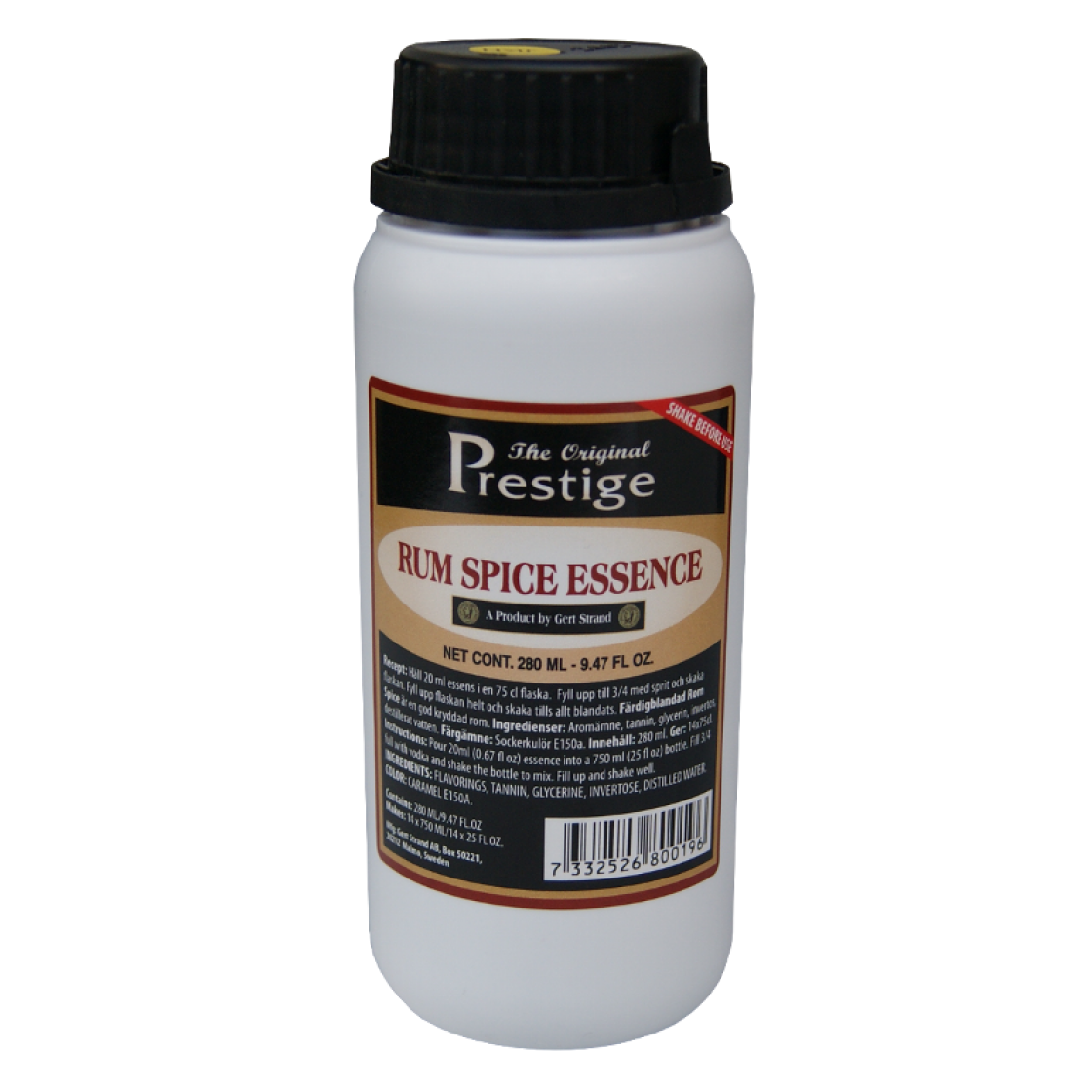 Original Prestige Bulk 280ml - Spiced Rum Essence - Balliihoo