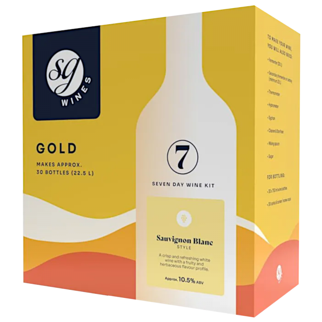 Sg Wines Gold 30 Bottle White Wine Ingredient Kit - Sauvignon Blanc ...
