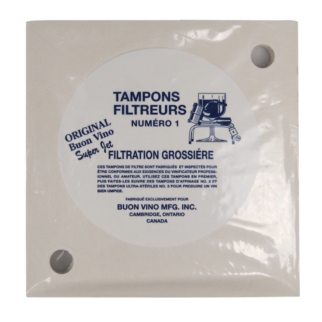 Buon Vino Super Jet Coarse Filter Pads No1 - Pack Of 3 - Balliihoo