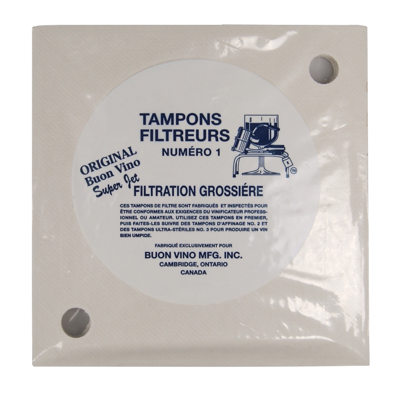 Buon Vino Super Jet Coarse Filter Pads No1 - Pack Of 3 - Balliihoo