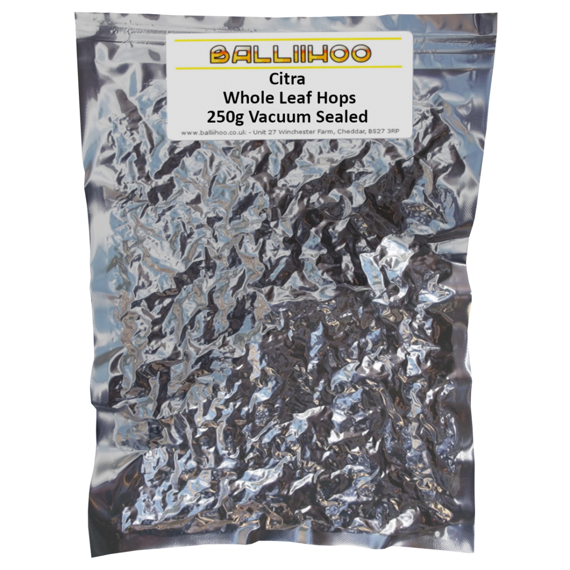 250g (large Pack) - Citra Whole Leaf Hops - Vacuum Foil Sealed - Balliihoo