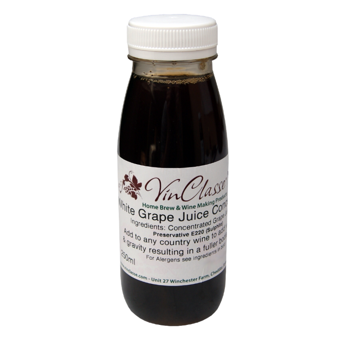Vinclasse 250ml White Grape Juice Concentrate - Balliihoo