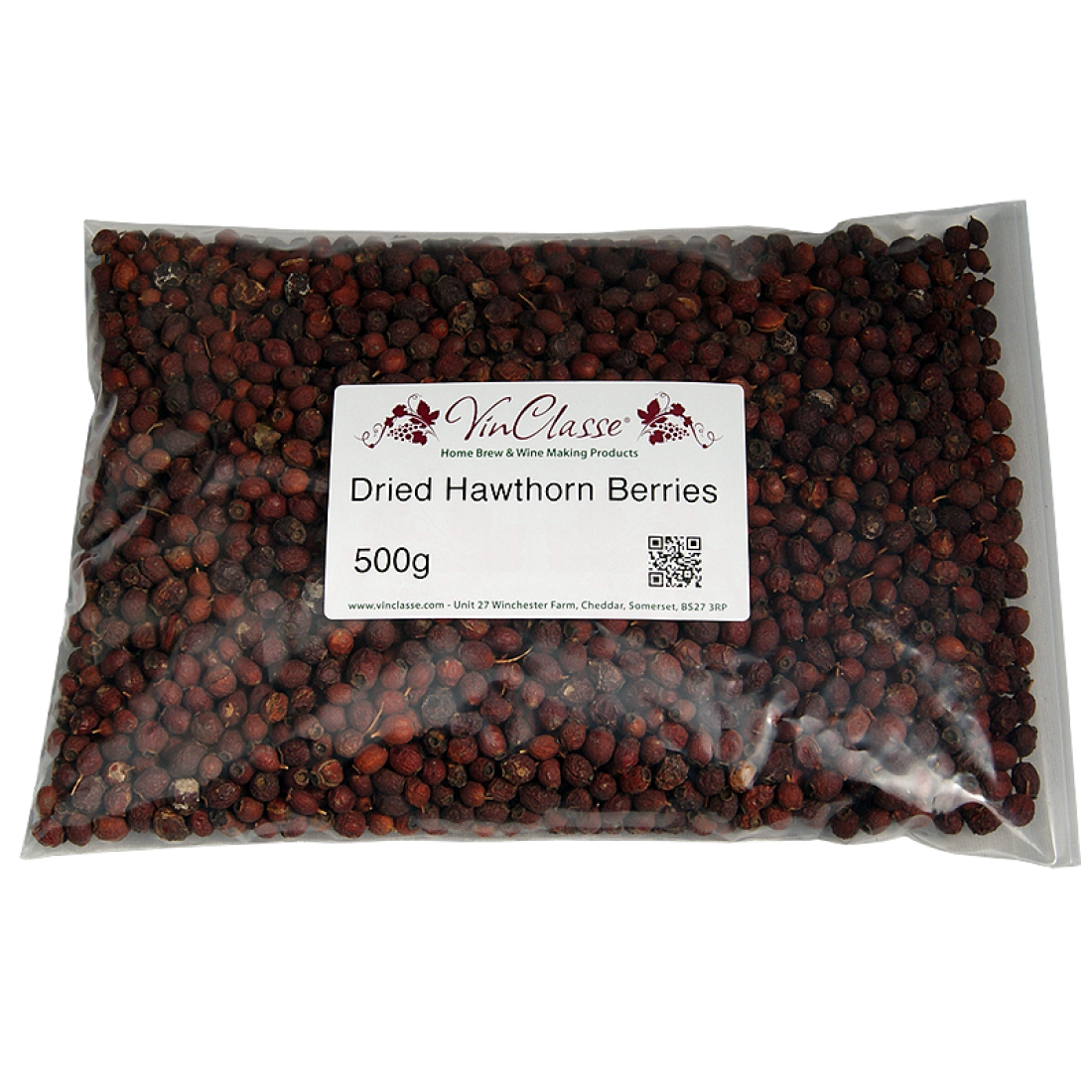 Dried Hawthorn Berries - 500g Bag - Balliihoo
