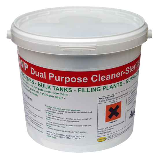 Vwp Cleaner Steriliser 4kg Bulk Bucket - Balliihoo