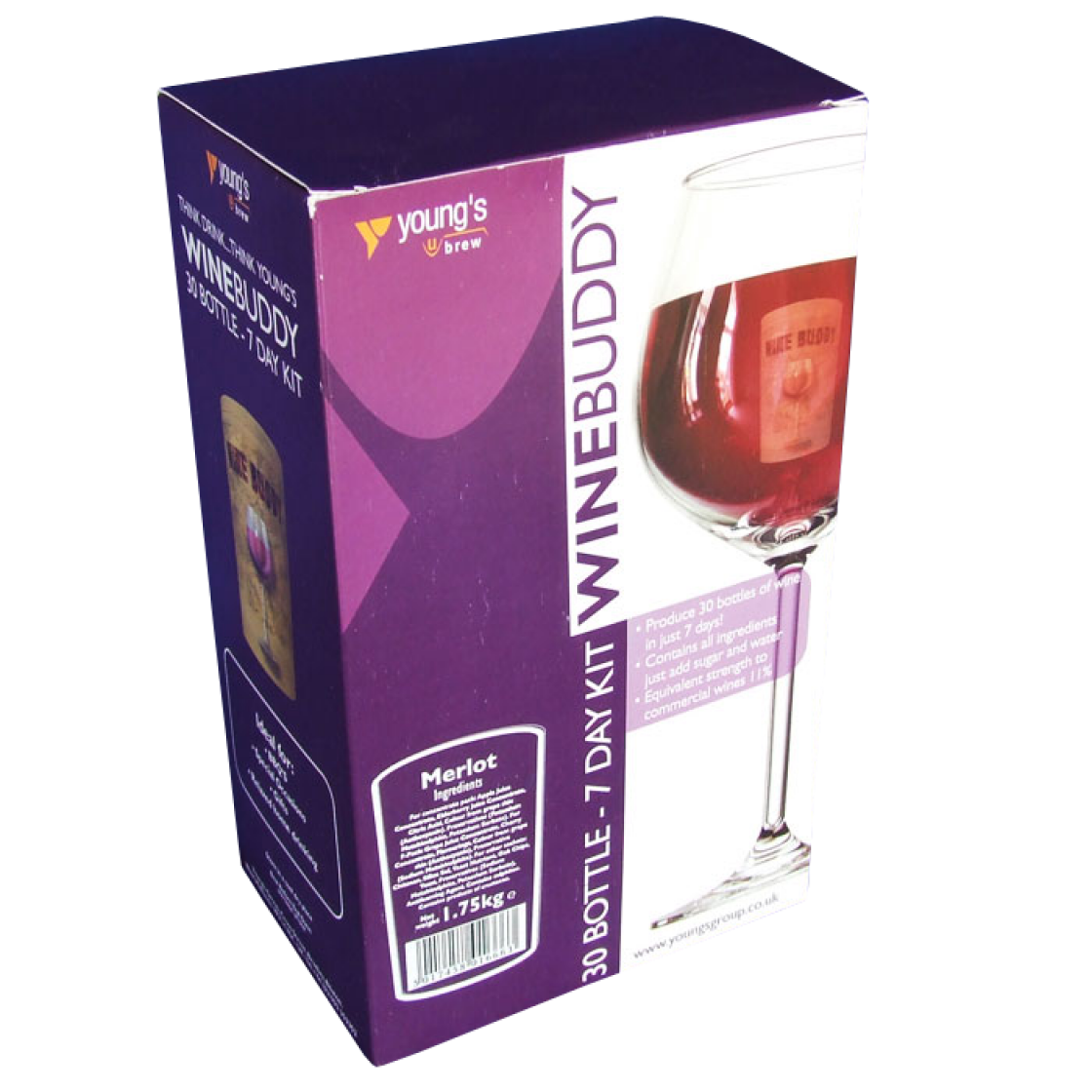 Winebuddy 30 Bottle - Merlot - Balliihoo
