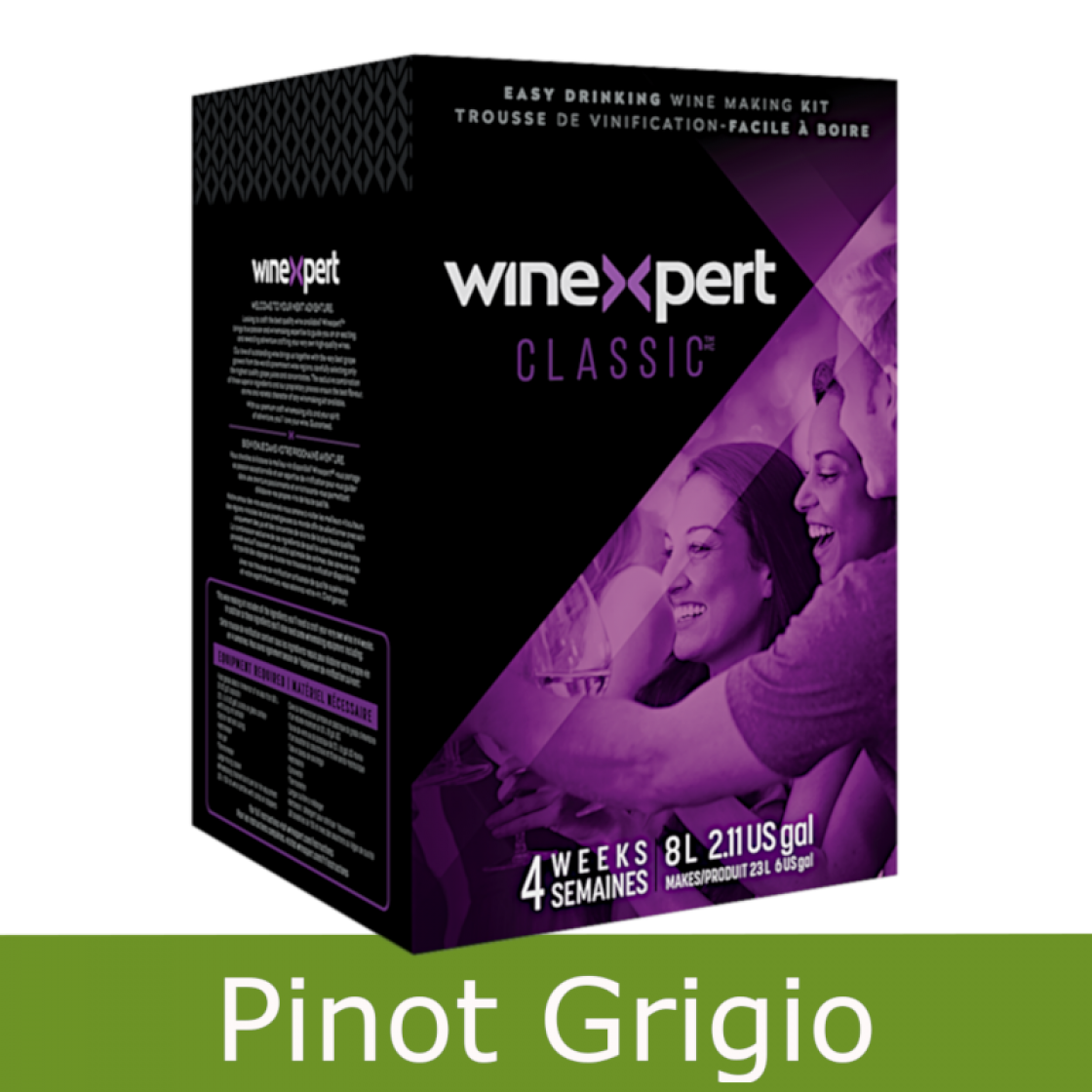 Winexpert Classic - Californian Pinot Grigio - 30 Bottle White Wine ...