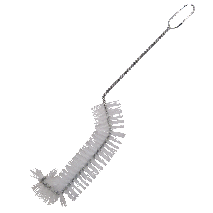 Nylon Jar brush Brush (Cranked) For Cleaning Demijohns and Homebrew ...