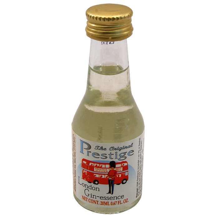 Original Prestige 20ml London Gin Essence Flavours 750ml Of Spirits ...